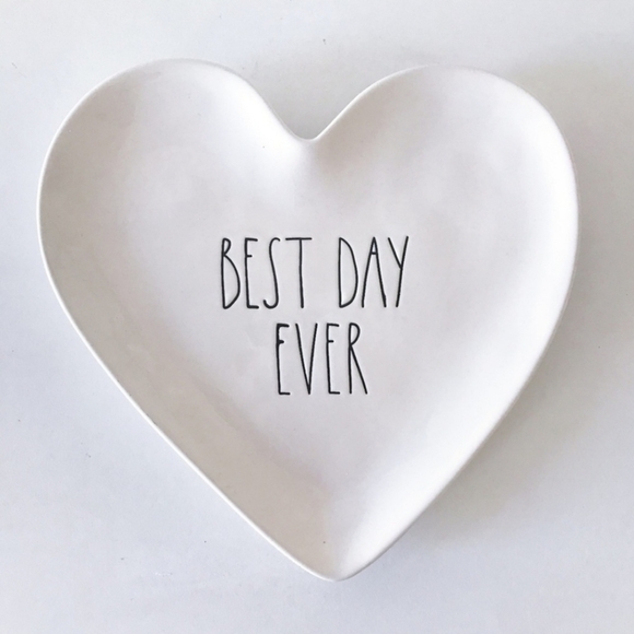 Rae Dunn | Other | Rae Dunn Best Day Ever Heart Trinket Dish | Poshmark